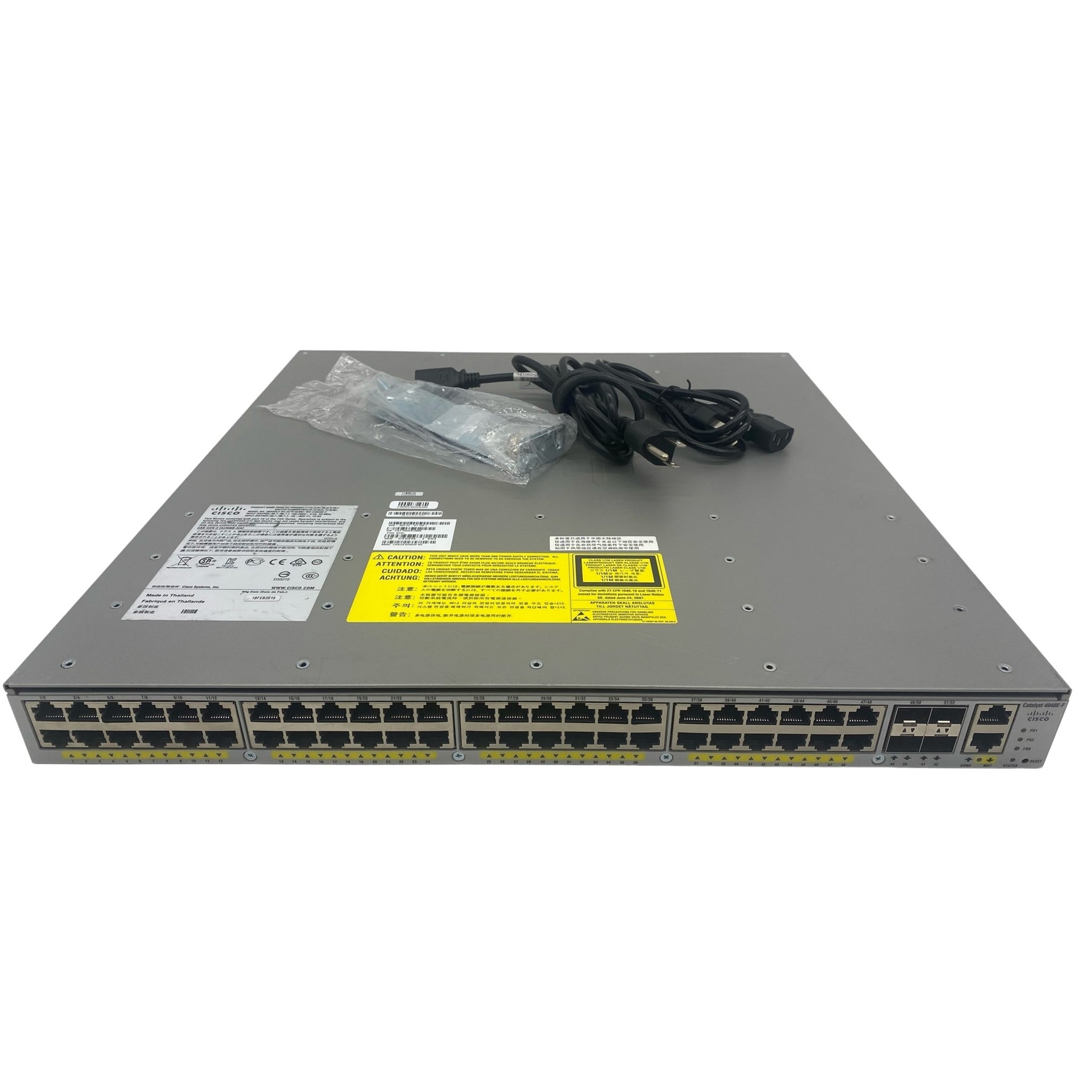 CISCO CATALYST WS-C4948E-F 48 PORT L3 GIGABIT SWITCH (Refurbished ...